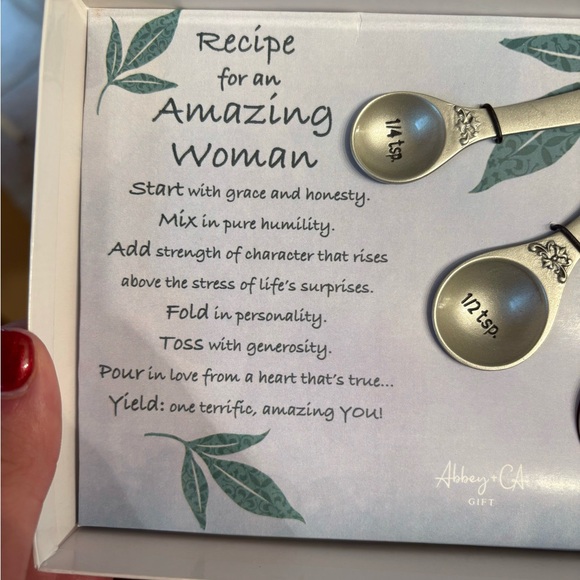Kitchen | Amazing Woman Measuring Spoons | Poshmark